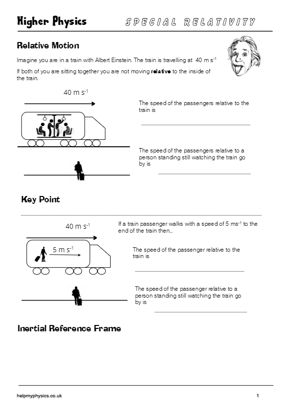 Special Relativity – mallonphysics.com