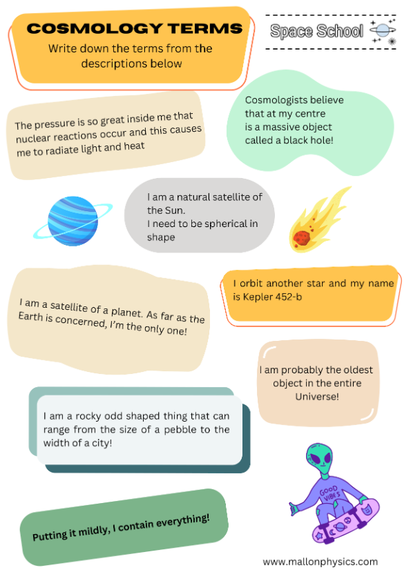 Cosmology and space – mallonphysics.com